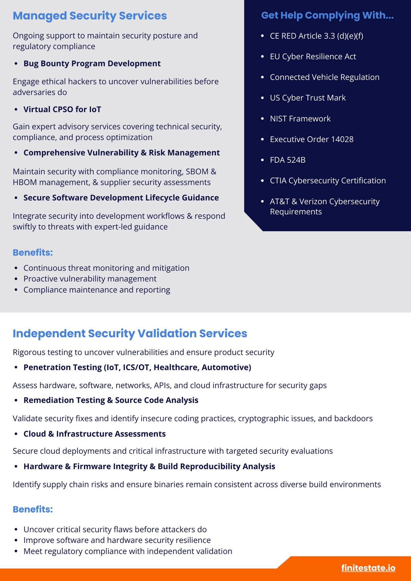 Finite State Cybersecurity Services (Datasheet)